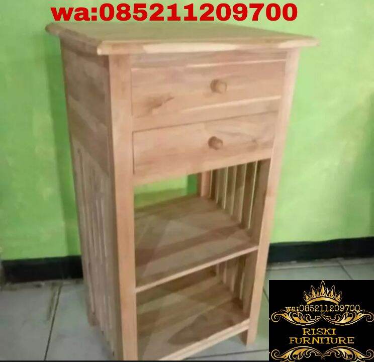 meja dispenser kayu jati | Lazada Indonesia