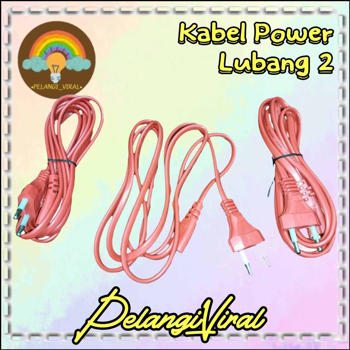 Kabel Power Angka 8 / Kabel Power Lubang 2/Kabel angka 8 | Lazada Indonesia