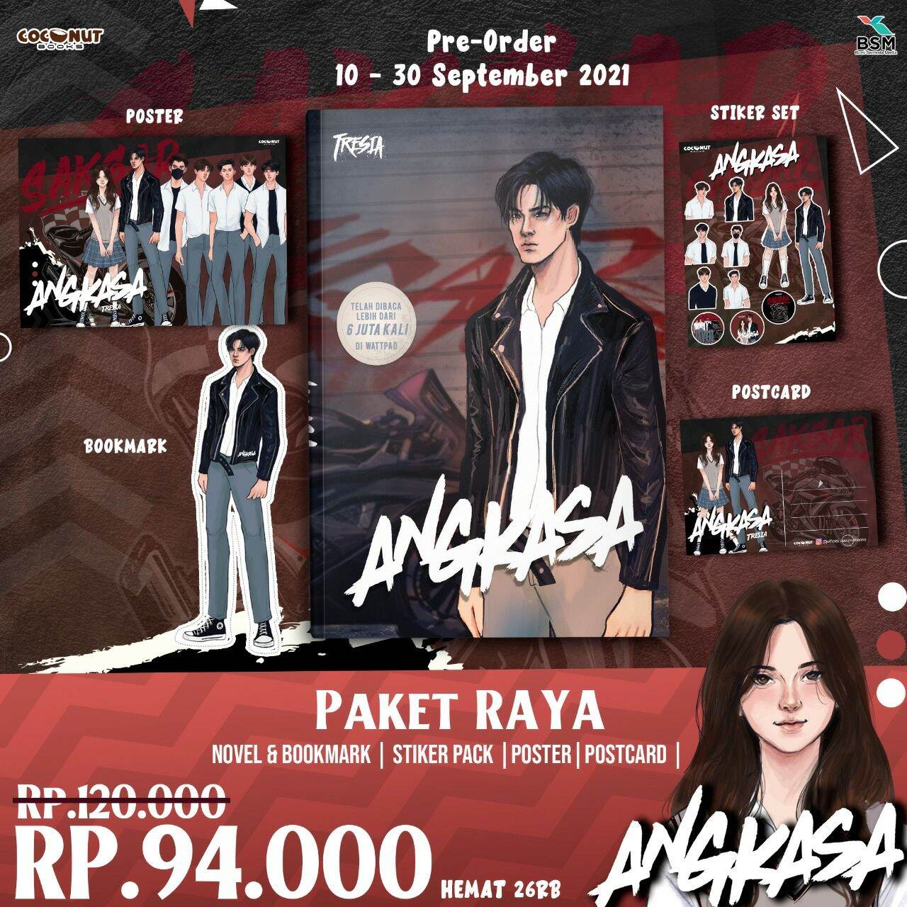 NOVEL ANGKASA BY TRESIA (PLUS BONUS) | Lazada Indonesia