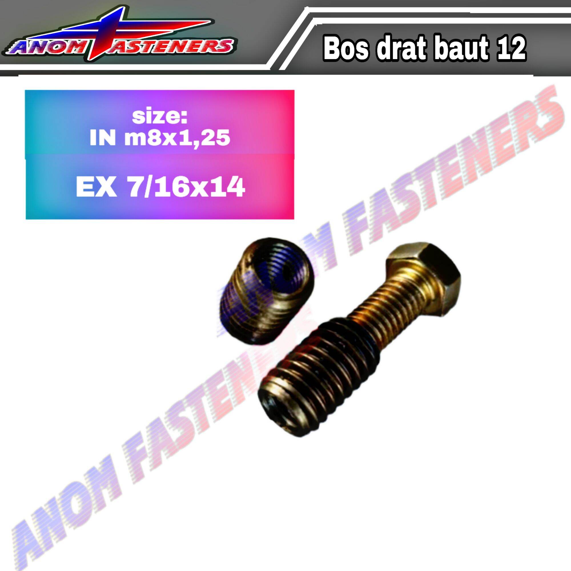 bos drat baut 12 | Lazada Indonesia