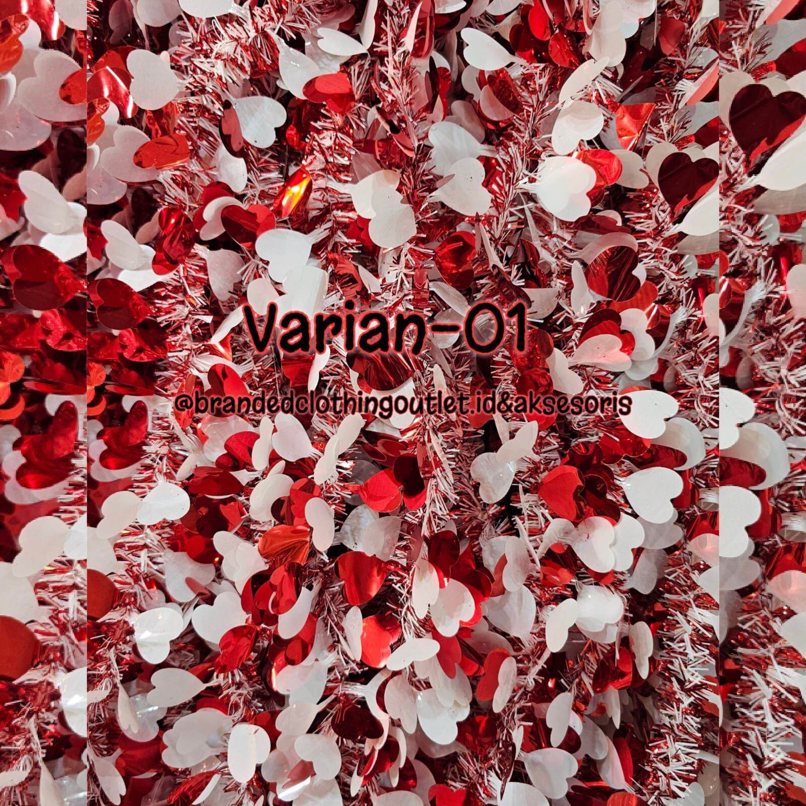 SLINGER MERAH PUTIH LOVE / SLINGER BENDERA MERAH PUTIH / SLINGER TINSEL ...