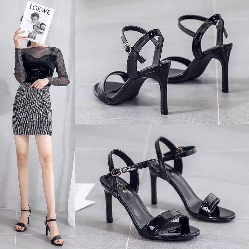 HIGH HEELS RH HITAM MOCA 9CM | Lazada Indonesia