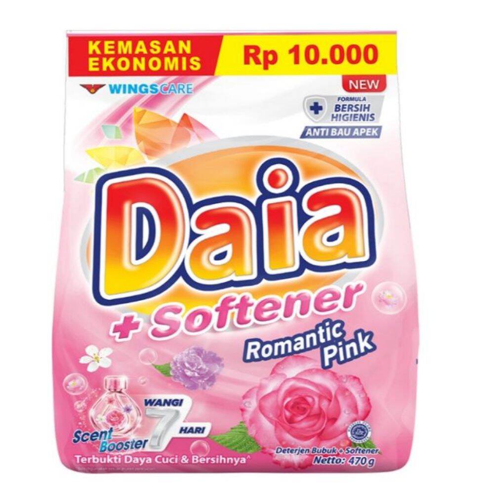 Daia Deterjen Bubuk + Softener Pink 470 g | Lazada Indonesia