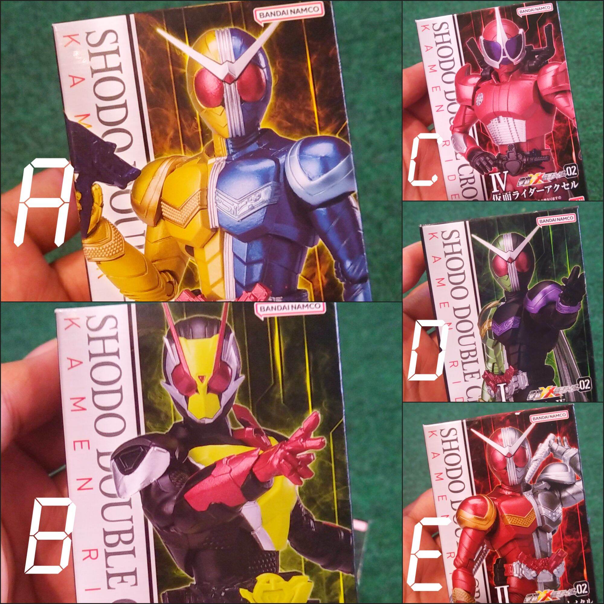 Action Figure Kamen Rider Zero Two Accel Cyclone Joker W Shodo XX Harga ...