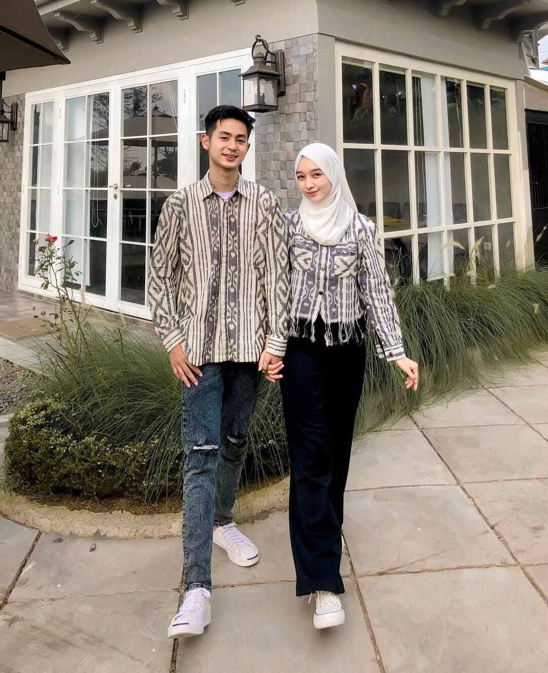 set baju tenun couple jepara - couple tenun keluarga - seragam tenun ...