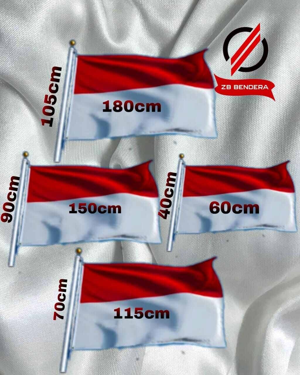 Bendera merah putih T 180cm x L 105cm | Lazada Indonesia