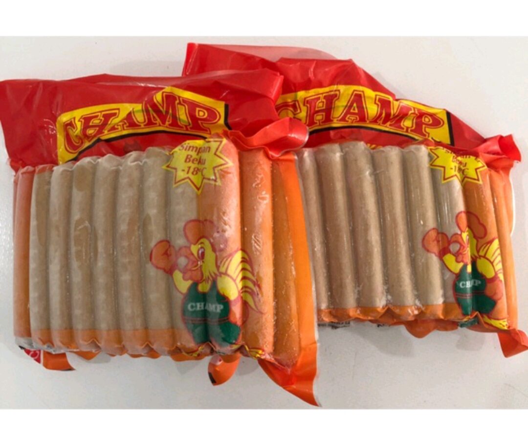 sosis champ 1kg isi 40 pcs | Lazada Indonesia
