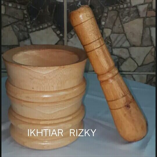 Alat Tumbuk Bumbu/Lumpang Kayu-Ukuran Jumbo | Lazada Indonesia