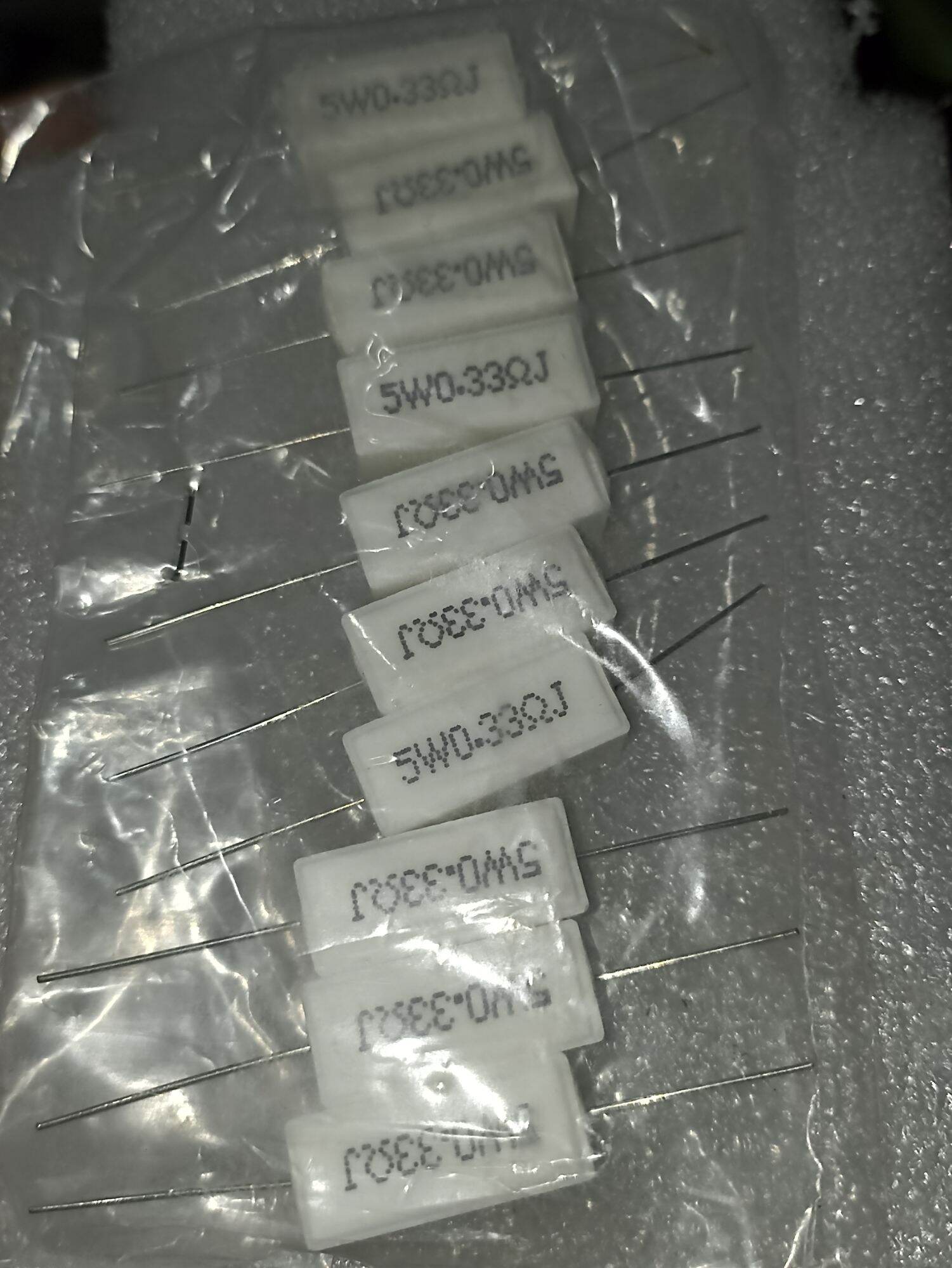 10BUAH RESISTOR KAPUR 5WATT 0.33 OHM RESISTOR TAHANAN 5 WATT 0.33OHM 0.33RJ | Lazada Indonesia