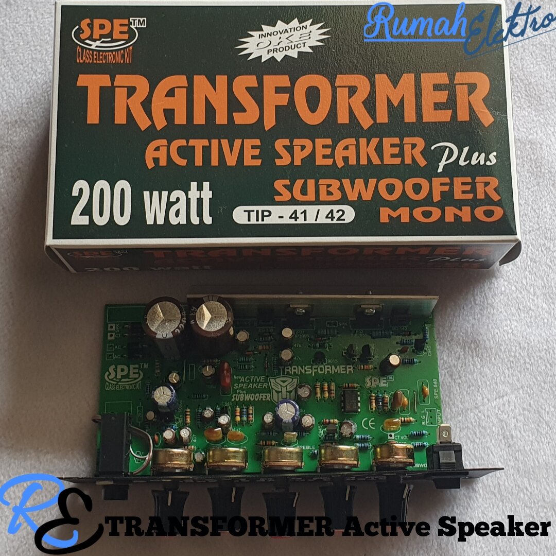 Kit Active Speaker Plus Subwoofer TRANSFORMER by SPE | Lazada Indonesia