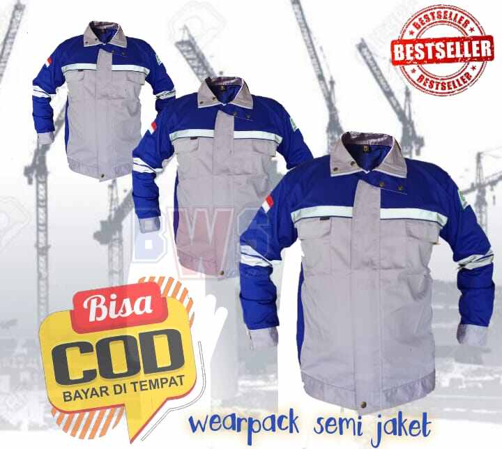 WEARPACK SEMI JAKET KEMEJA SAFETY K3 SERAGAM TAMBANG KEMEJA KERJA ...