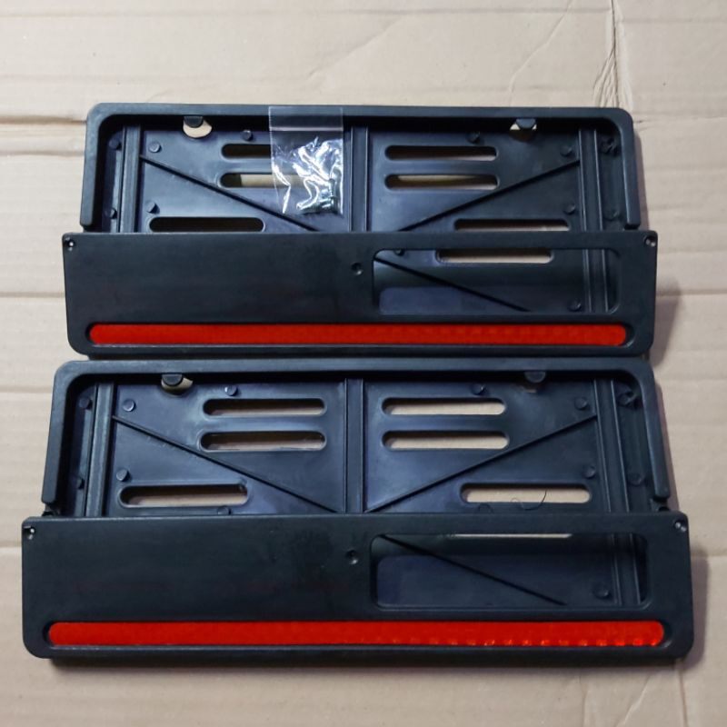 WADAH PLAT NOMOR MOTOR UNIVERSAL 1 PASANG | Lazada Indonesia