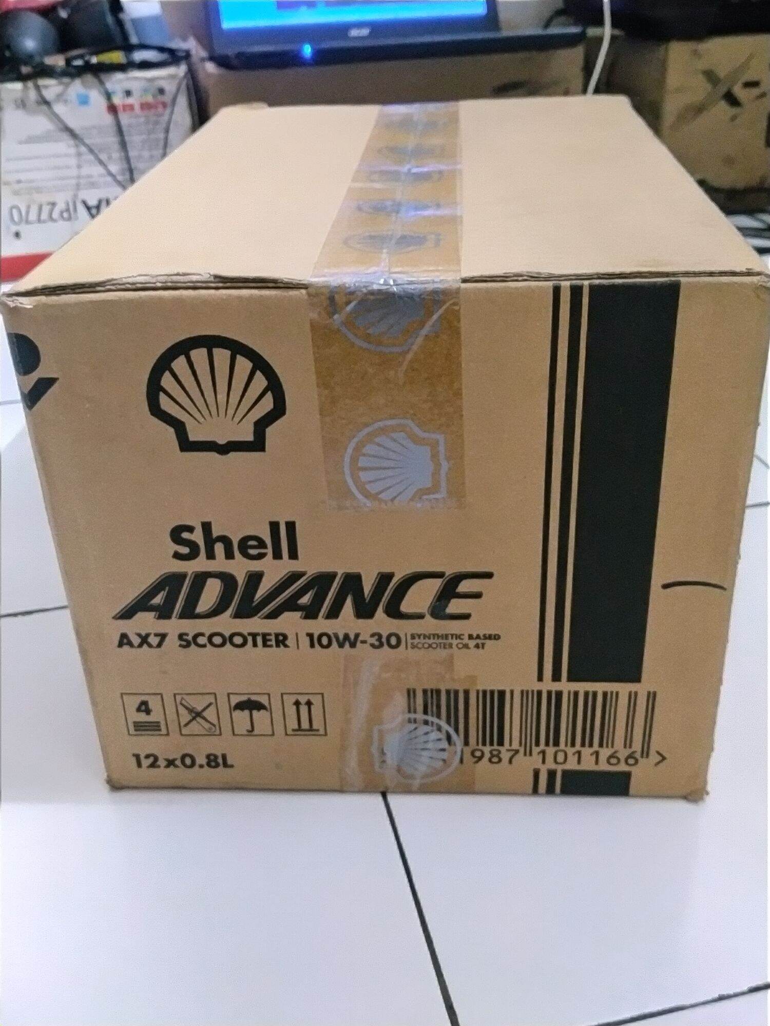 1 DUS OLI SHELL AX7 MATIC 800 ML 12 BOTOL | Lazada Indonesia