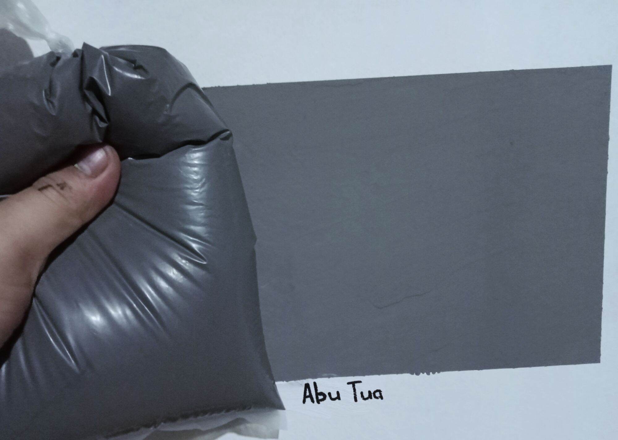 cat kiloan berkualitas warna abu tua tidak luntur dan harum | Lazada ...