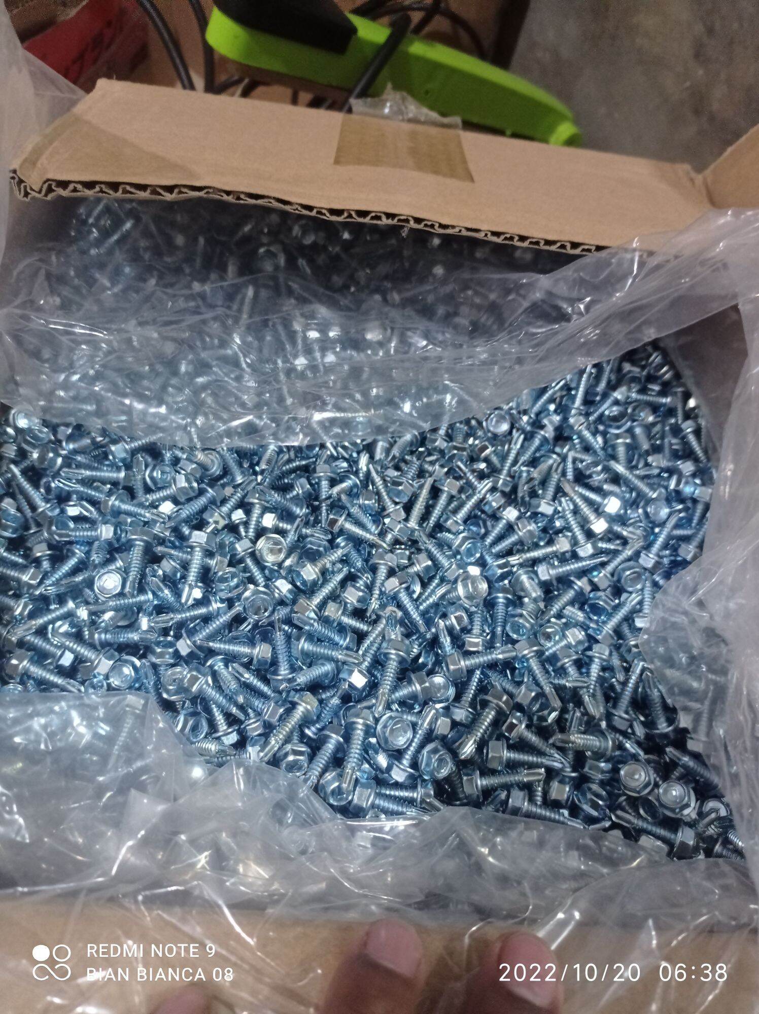 Baut baja ringan. Scrup baja ringan Lion 10 x 19 curah. 1 dus isi 5000 ...