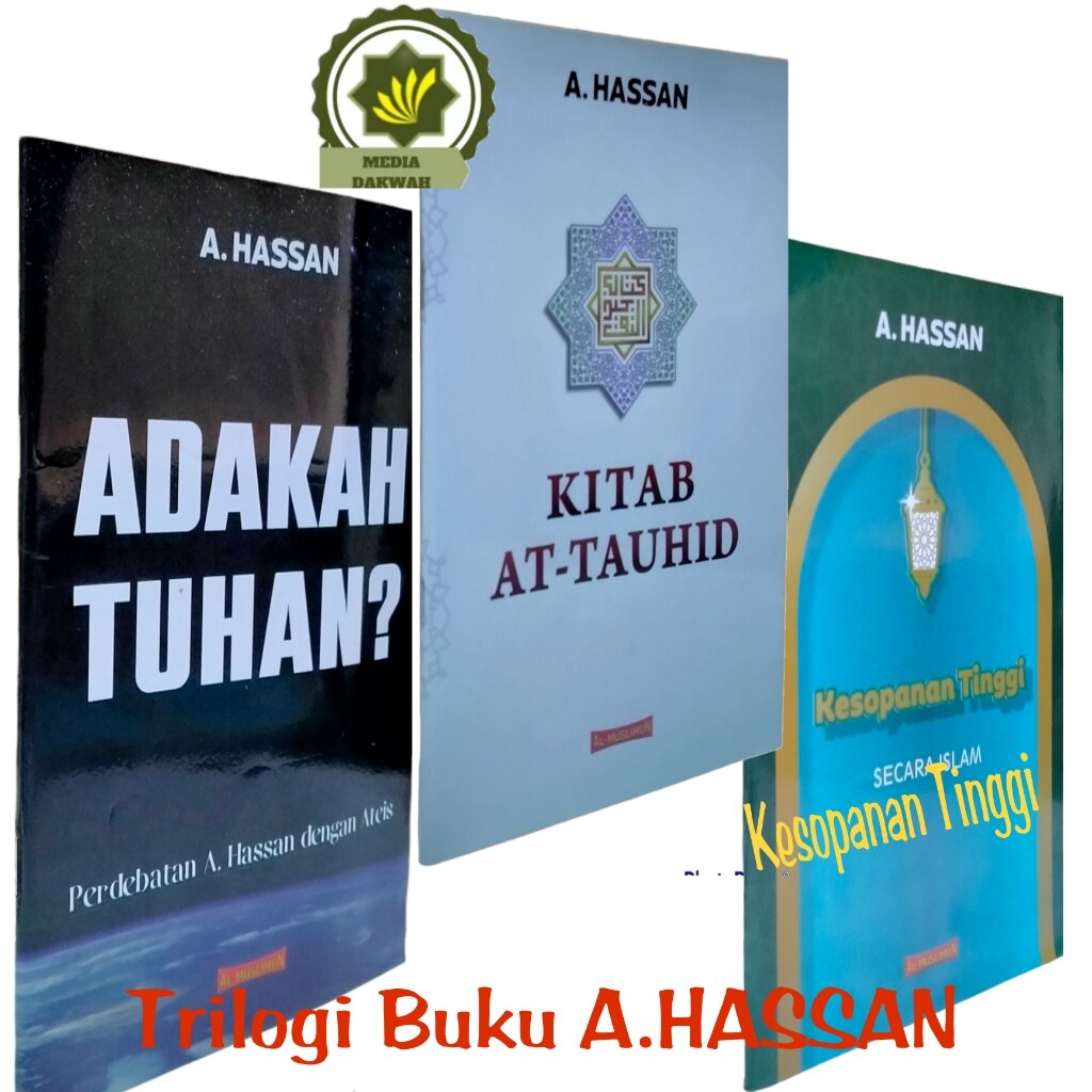 Buku Peket TRILOGI A.HASSAN Adakah Tuhan Perdebatan dg Ateis Kitab ...