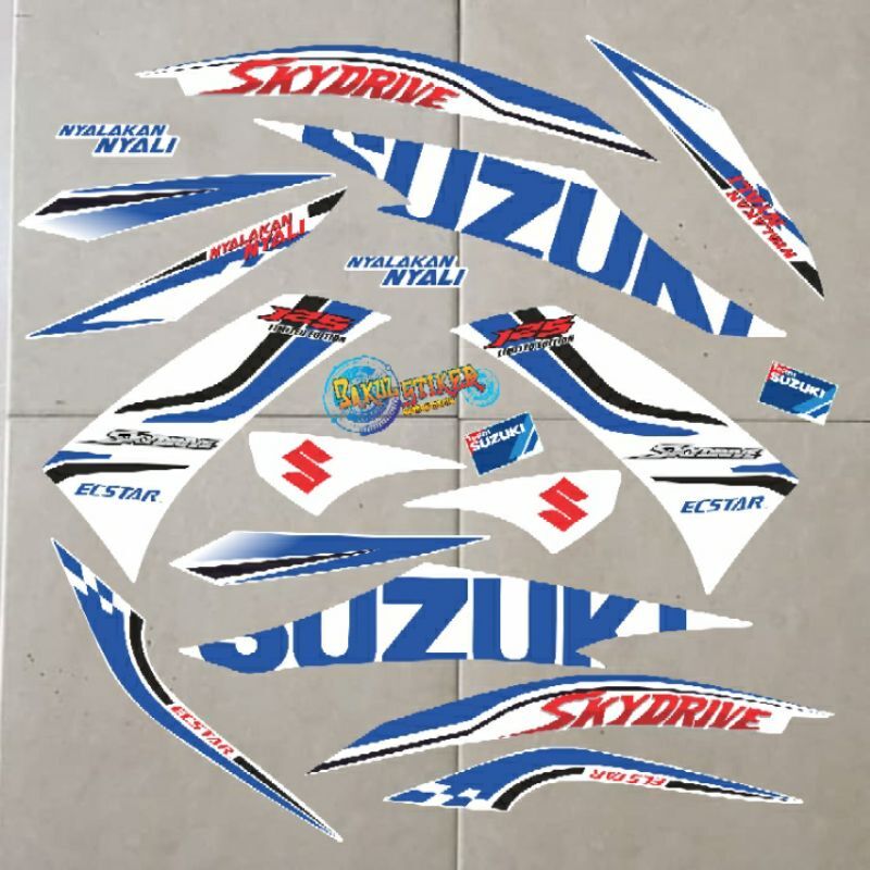 striping Suzuki SkyDrive livery ecstar limited edition | Lazada Indonesia