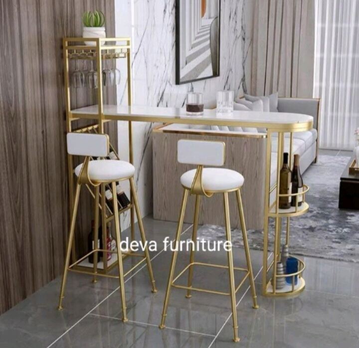 meja / set meja mini bar / set rak mini bar / mini bar minimalis ...