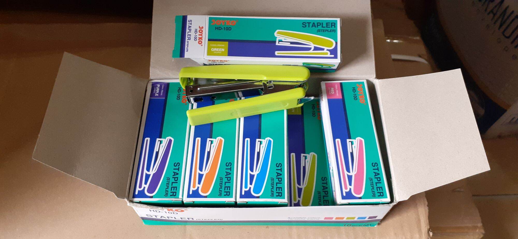 staples joyko HD-10D isi 10 pic. stapler joyco warna,l.sateples 1 box ...