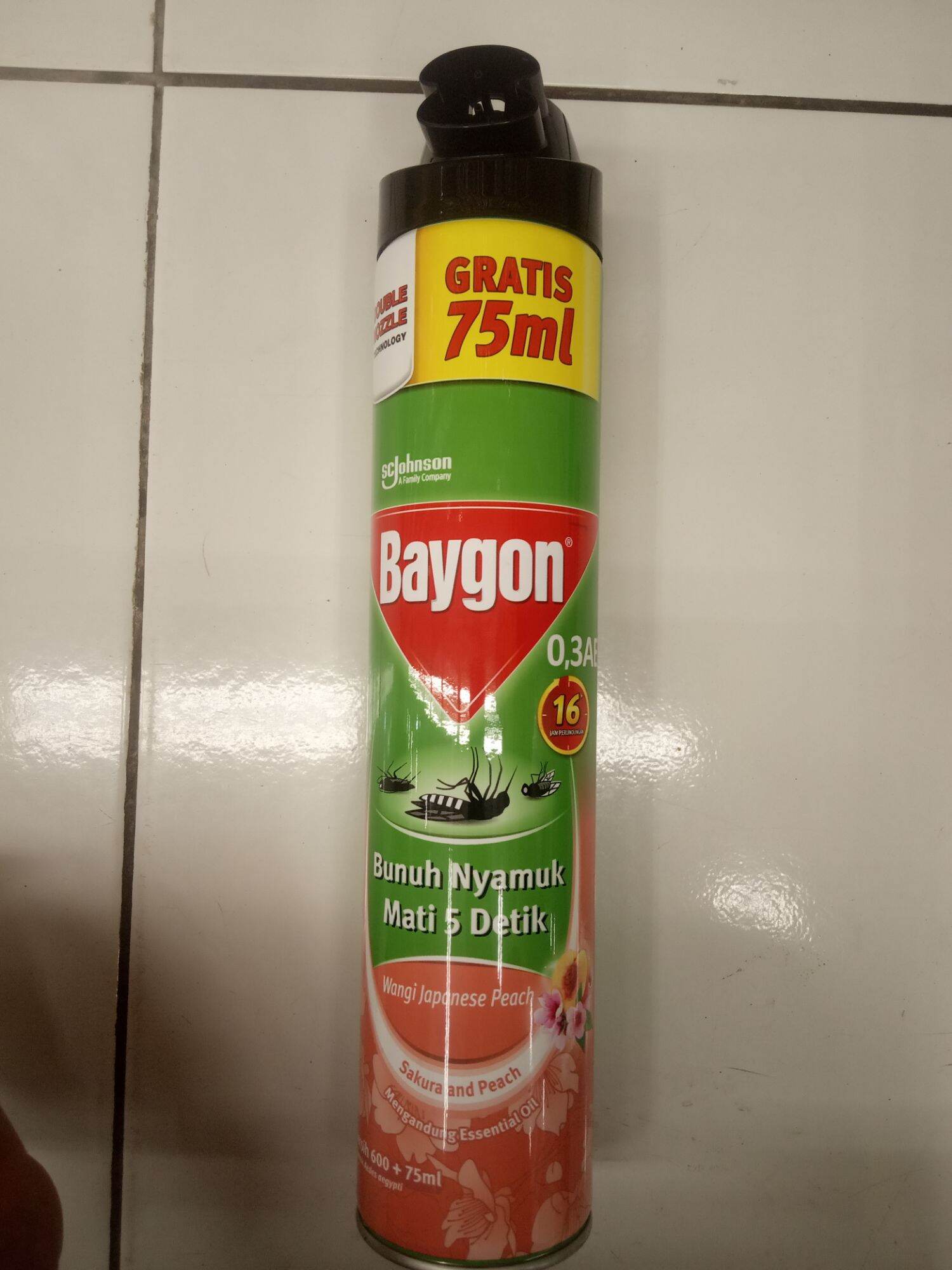 BAYGON 600 ml wangi japanese peach | Lazada Indonesia