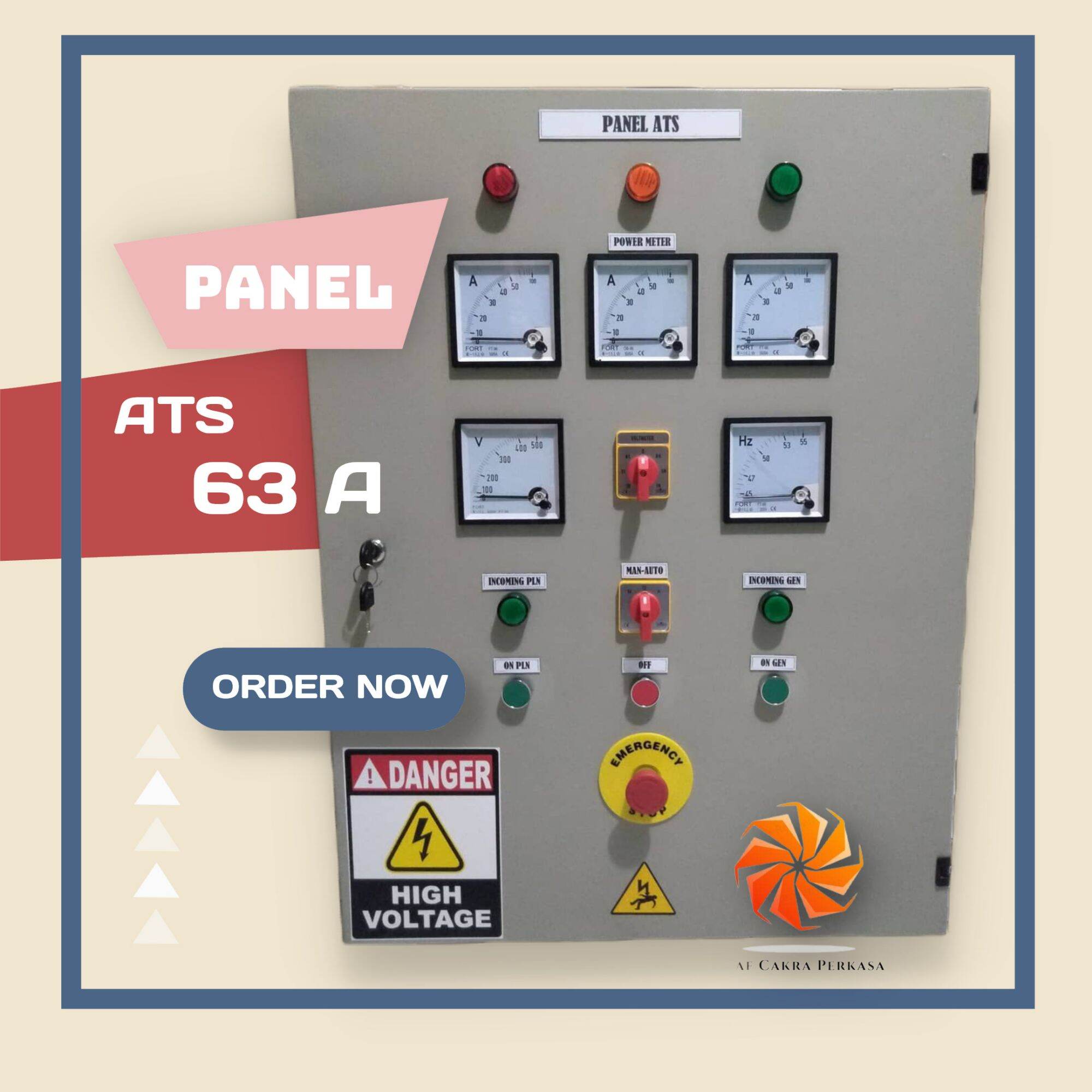 Panel ATS 63 Amper /41 KVA | Lazada Indonesia