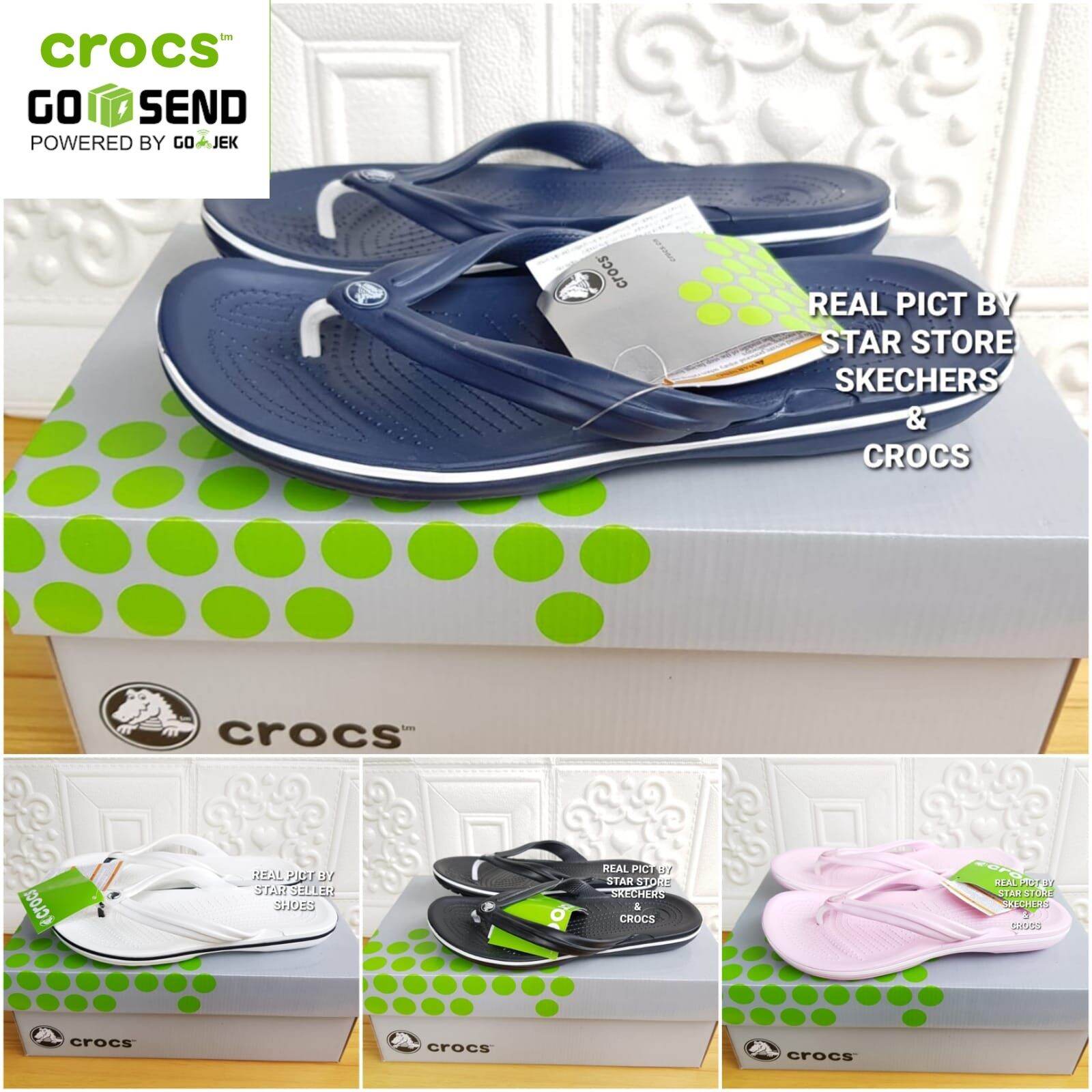 Sandal Crocs Banflip Include Box Crocs | Lazada Indonesia