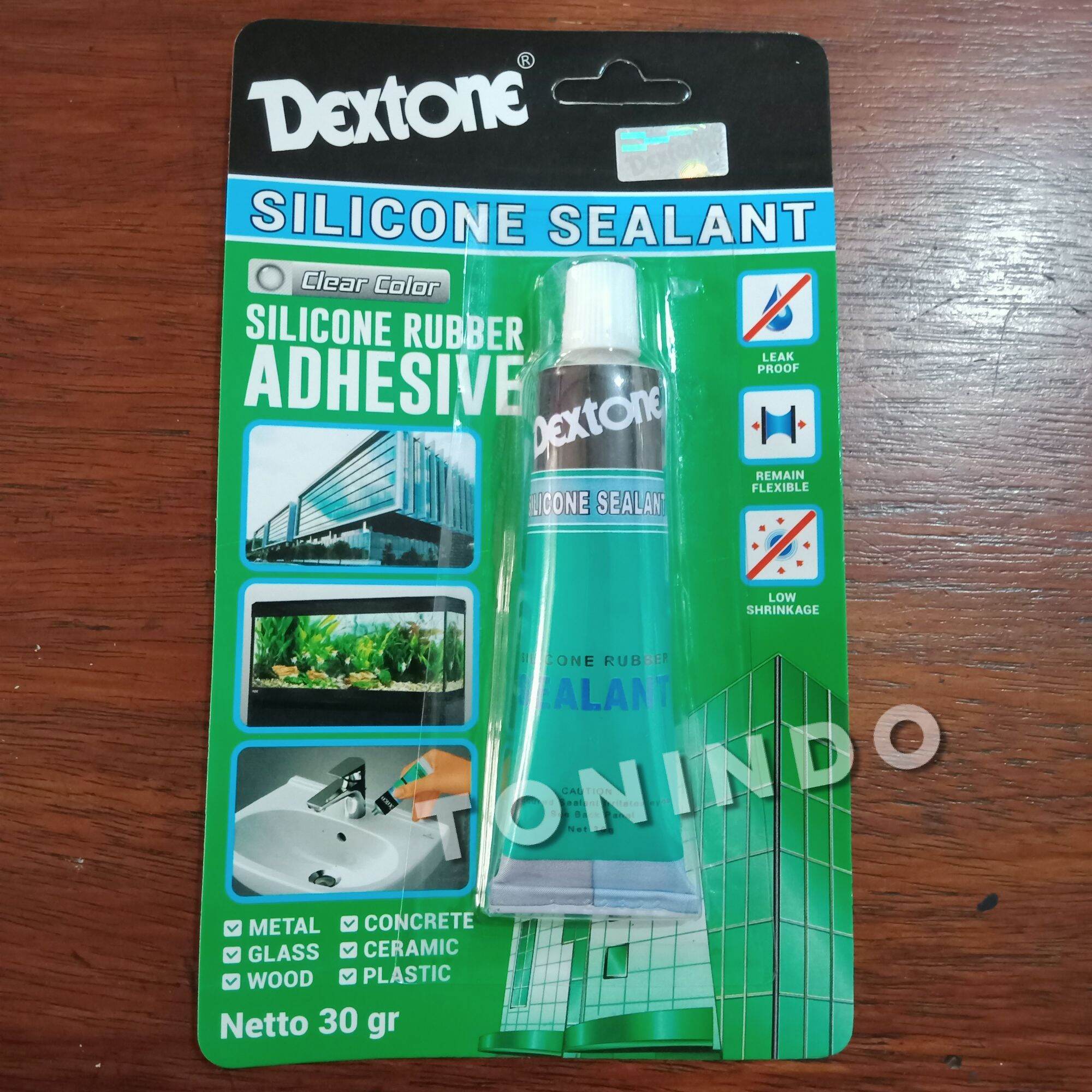 Lem Kaca Silicone Sealant Dextone Clear Transparan 30gr | Lazada Indonesia