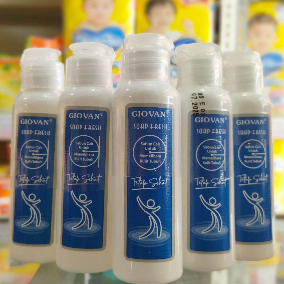 GIOVAN SOAP FRESH 90 ML / SABUN CAIR GIOVAN FRESH 90ML DEWASA DAN BAYI ...