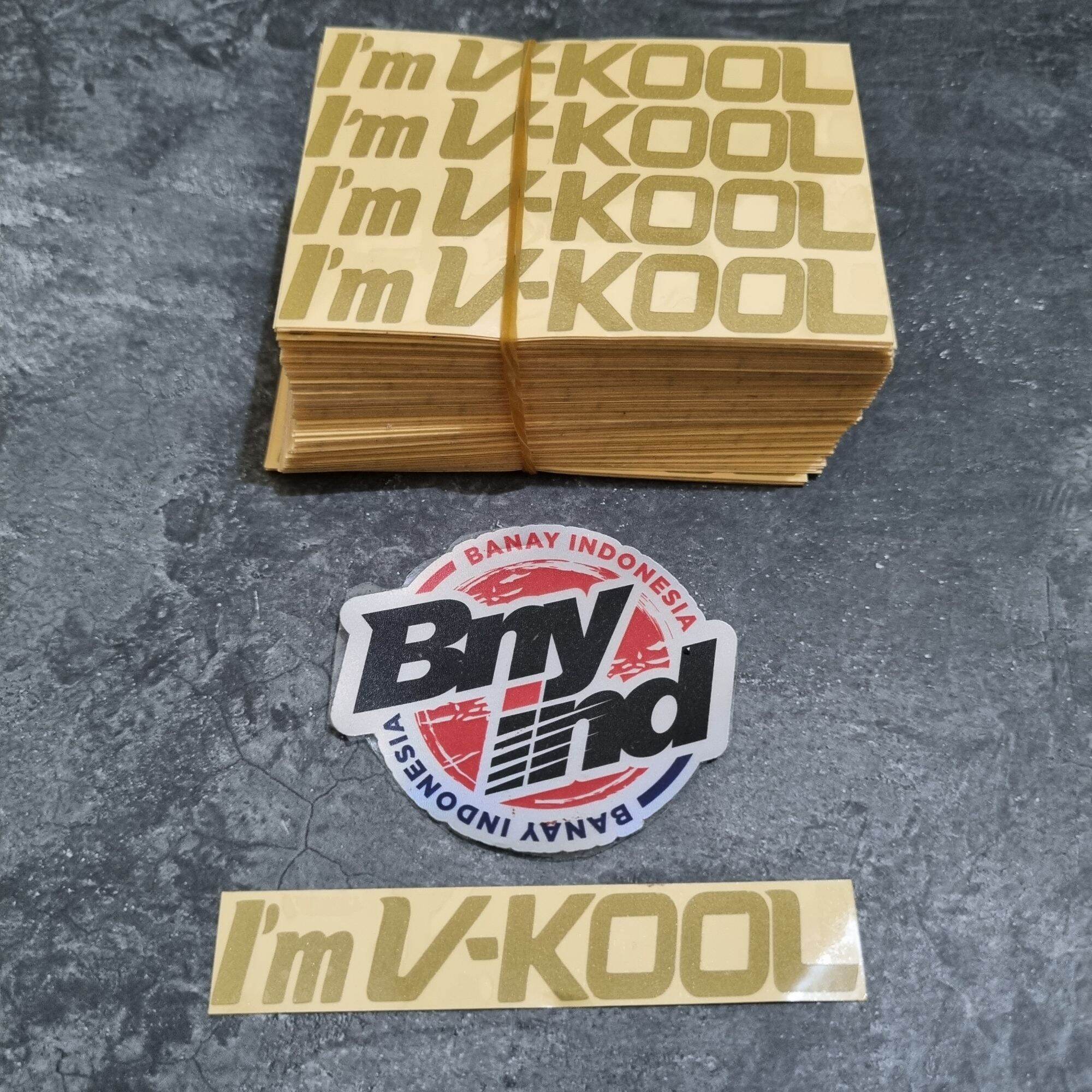 STICKER STIKER IM VKOOL AM V-KOOL CUTTING | Lazada Indonesia