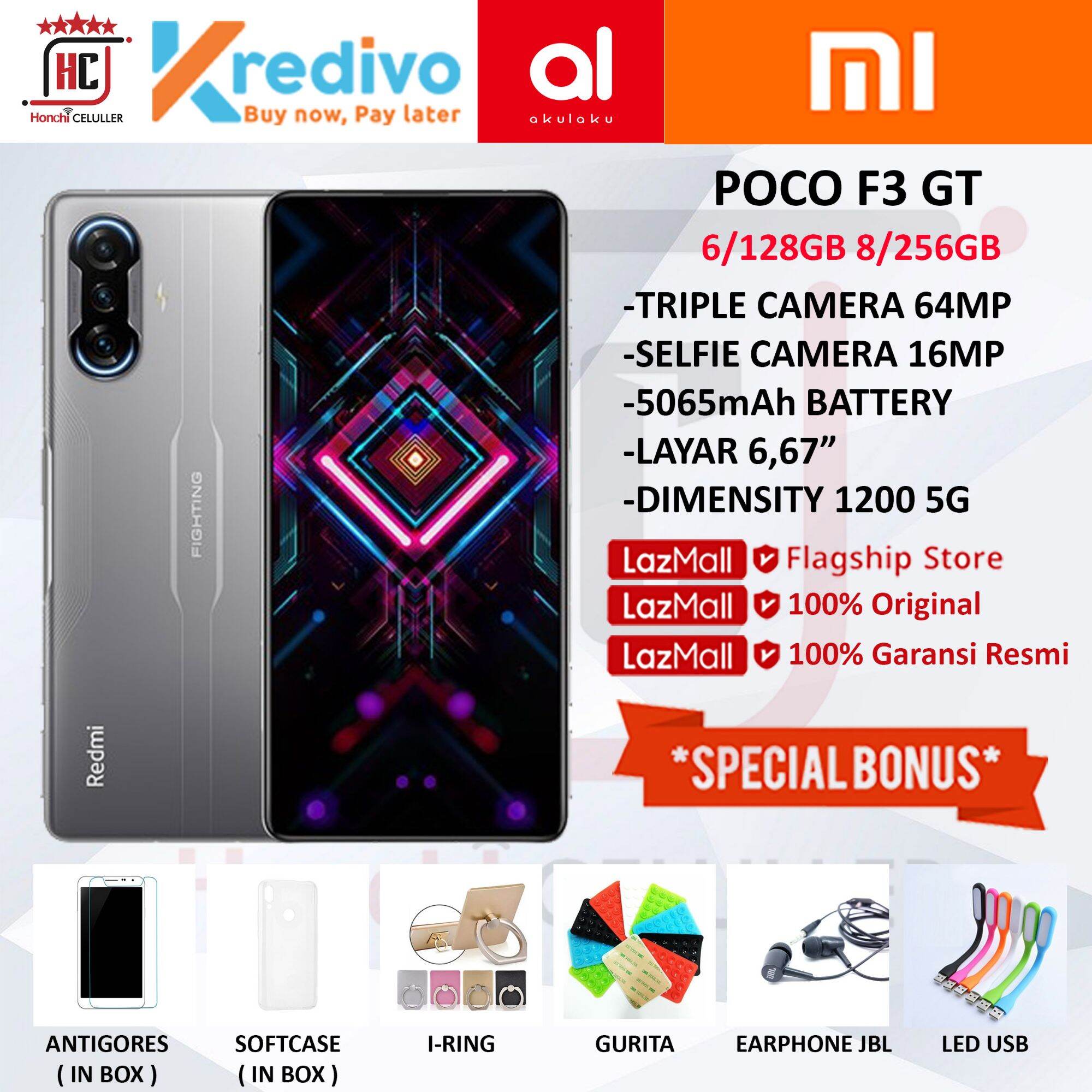 XIAOMI POCO F3 GT 8/256GB 6/128GB GARANSI RESMI XIAOMI INDONESIA TAM ...
