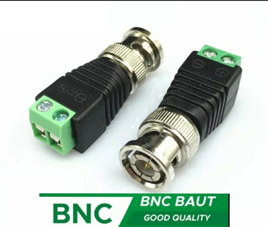 Konektor Camera Cctv BNC Model BAUT Grade A Taiwan Jack Kamera Cctv BNC ...