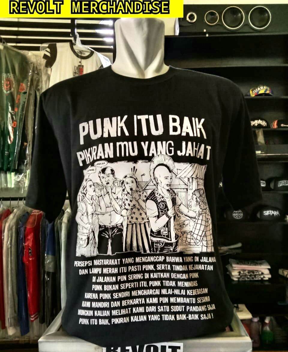 kaos PUNK ITU BAIK | Lazada Indonesia