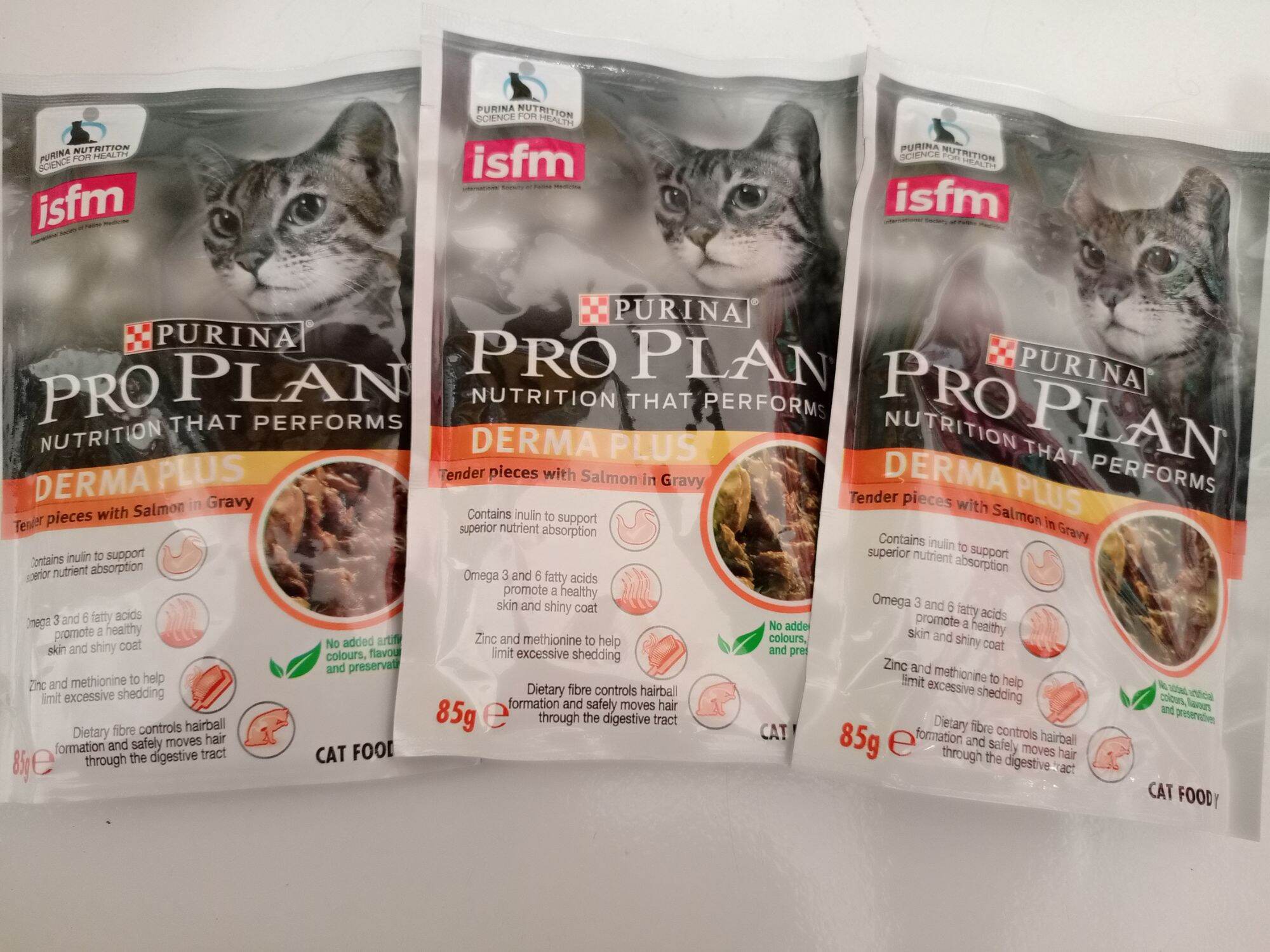 PURINA PRO PLAN SACHET POUCH DERMA PLUS 85 GR - WET FOOD PROPLAN ...