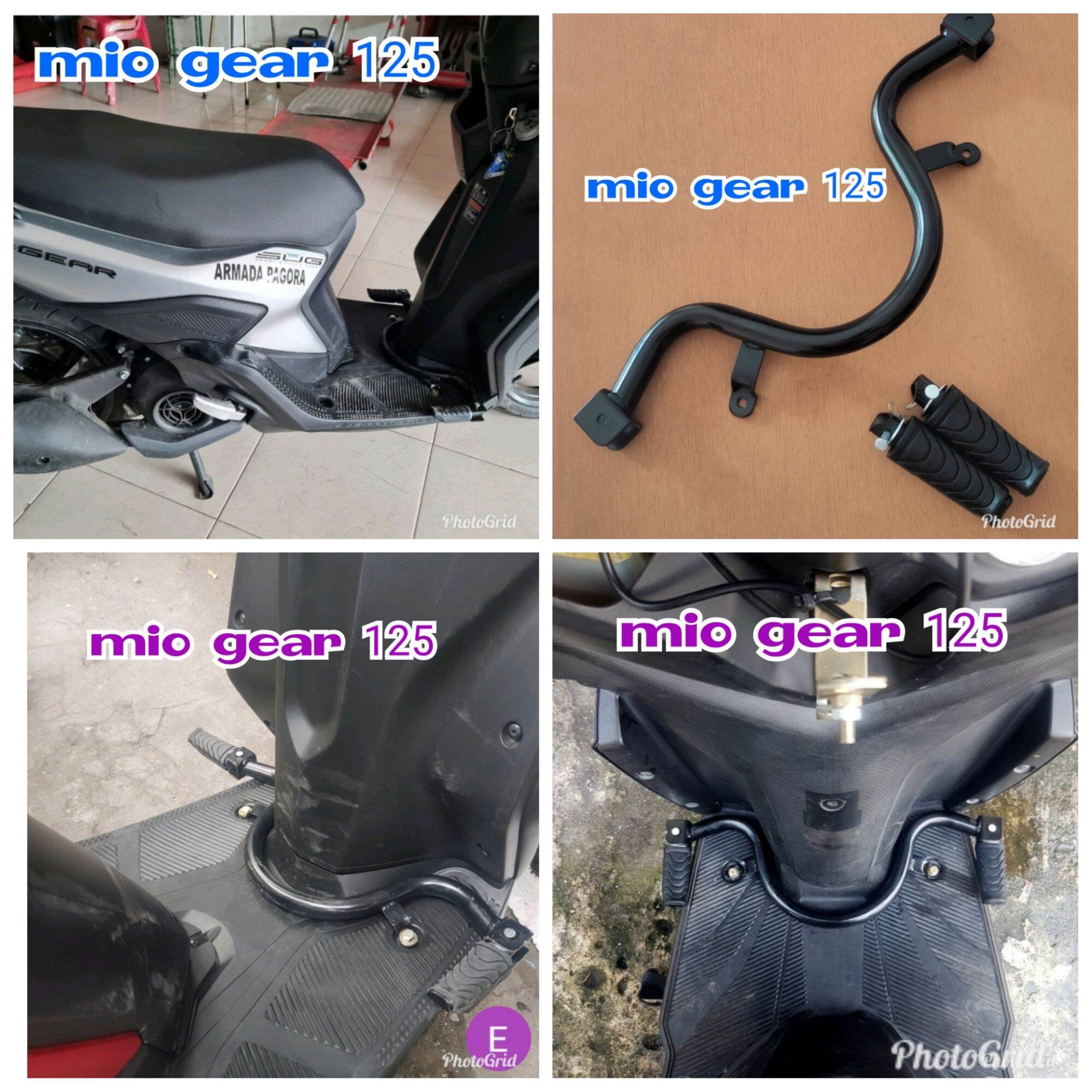 Footstep Motor MIO GEAR 125 Pijakan Kaki Depan Pancikan Bustep Karet ...