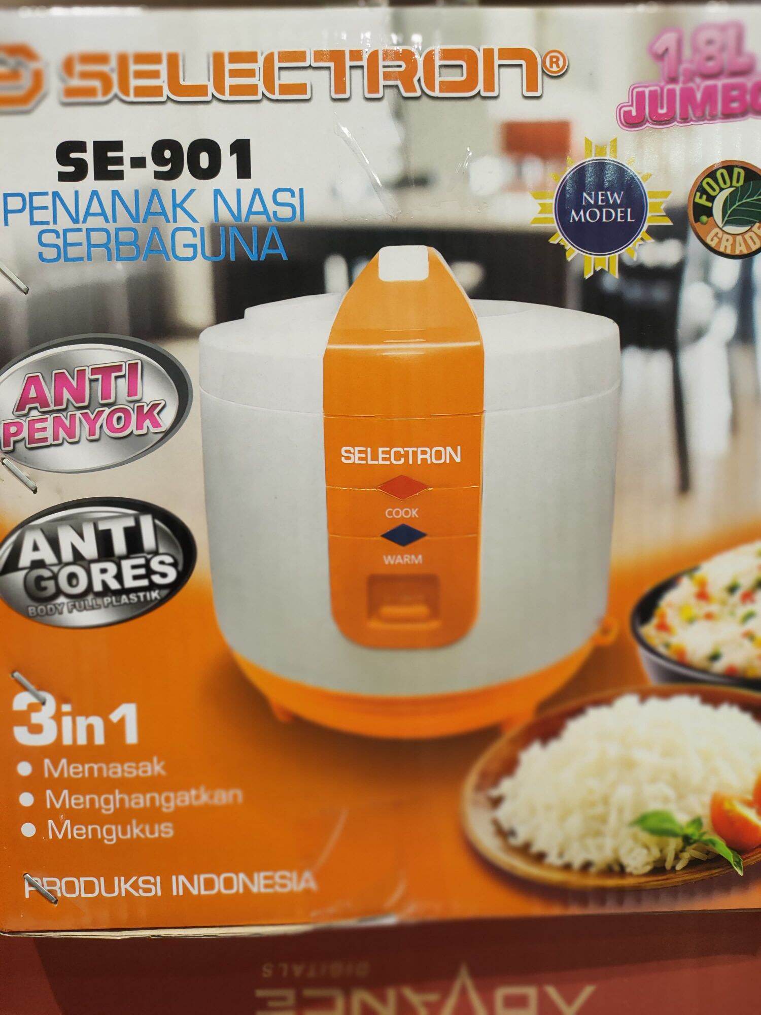 MAGIC COM/ RICE COOKER SELECTRON SE-901 MAGIC COM 1.8 LITER NASI ANTI ...