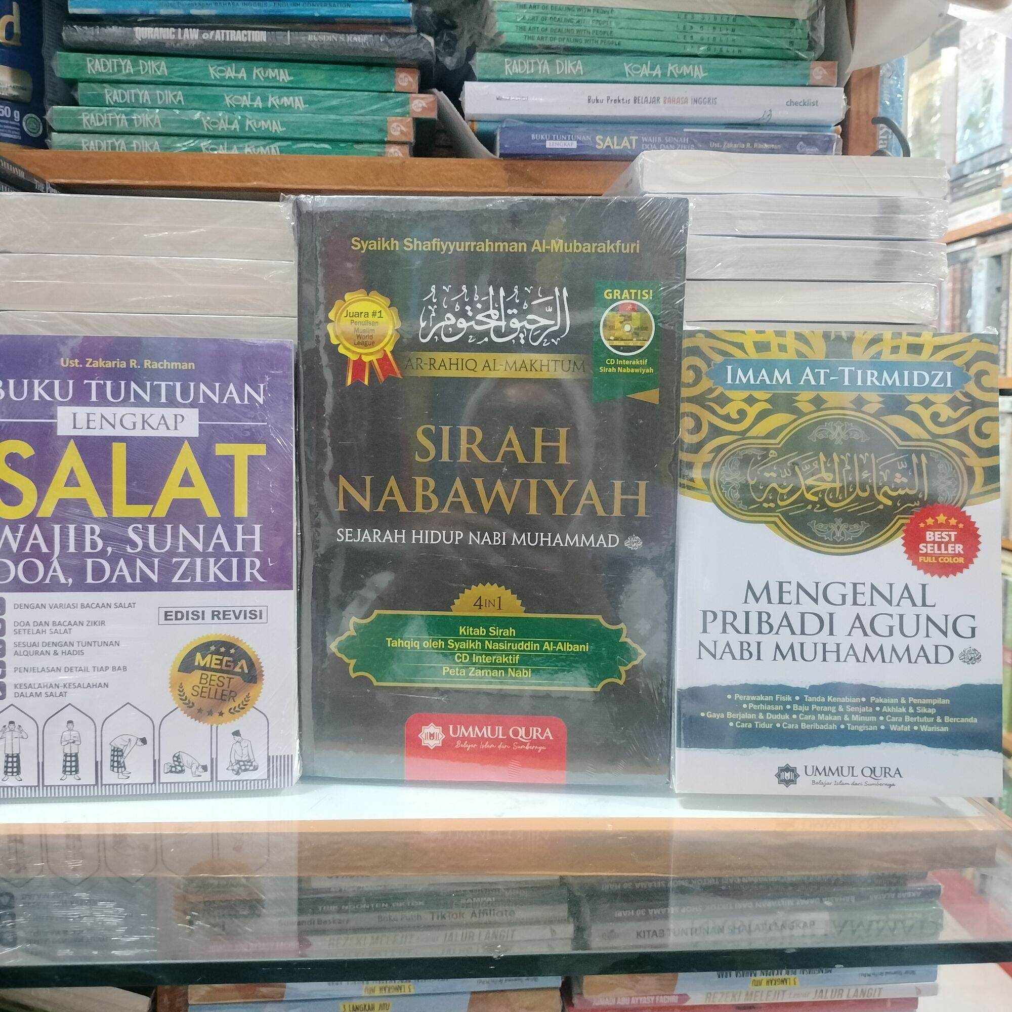 Paket 3 buku tuntunan lengkap salat wajib sunnah, sirah nabawiyah, dan mengenal pribadi agung ...