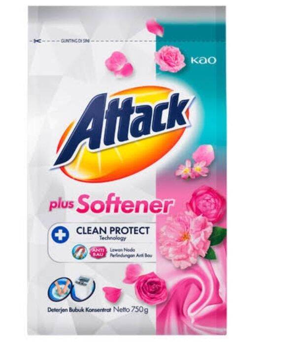 ATTACK MATIC detergen hygine&plus softener 750 gr | Lazada Indonesia