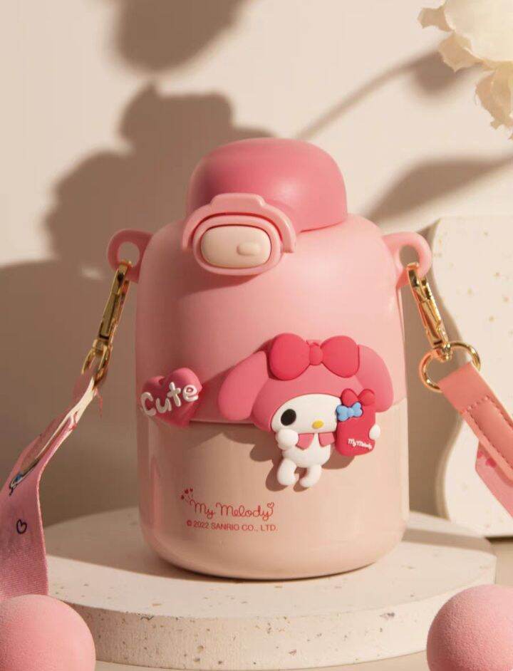 Botol Termos Stainless Steel 430 ML / Botol Minum Sedotan Cinnamoroll ...