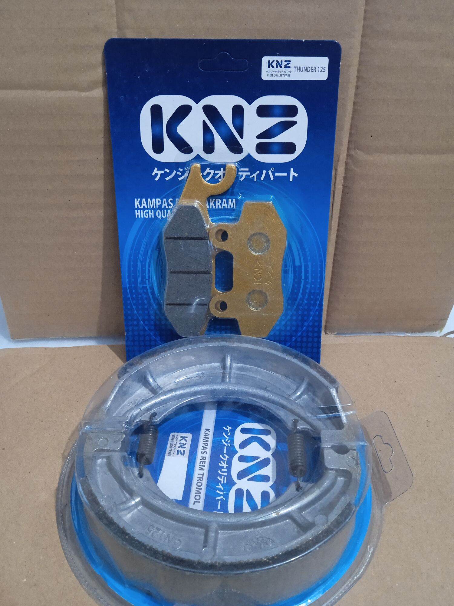 kampas rem depan belakang motor Thunder 125 KNZ | Lazada Indonesia
