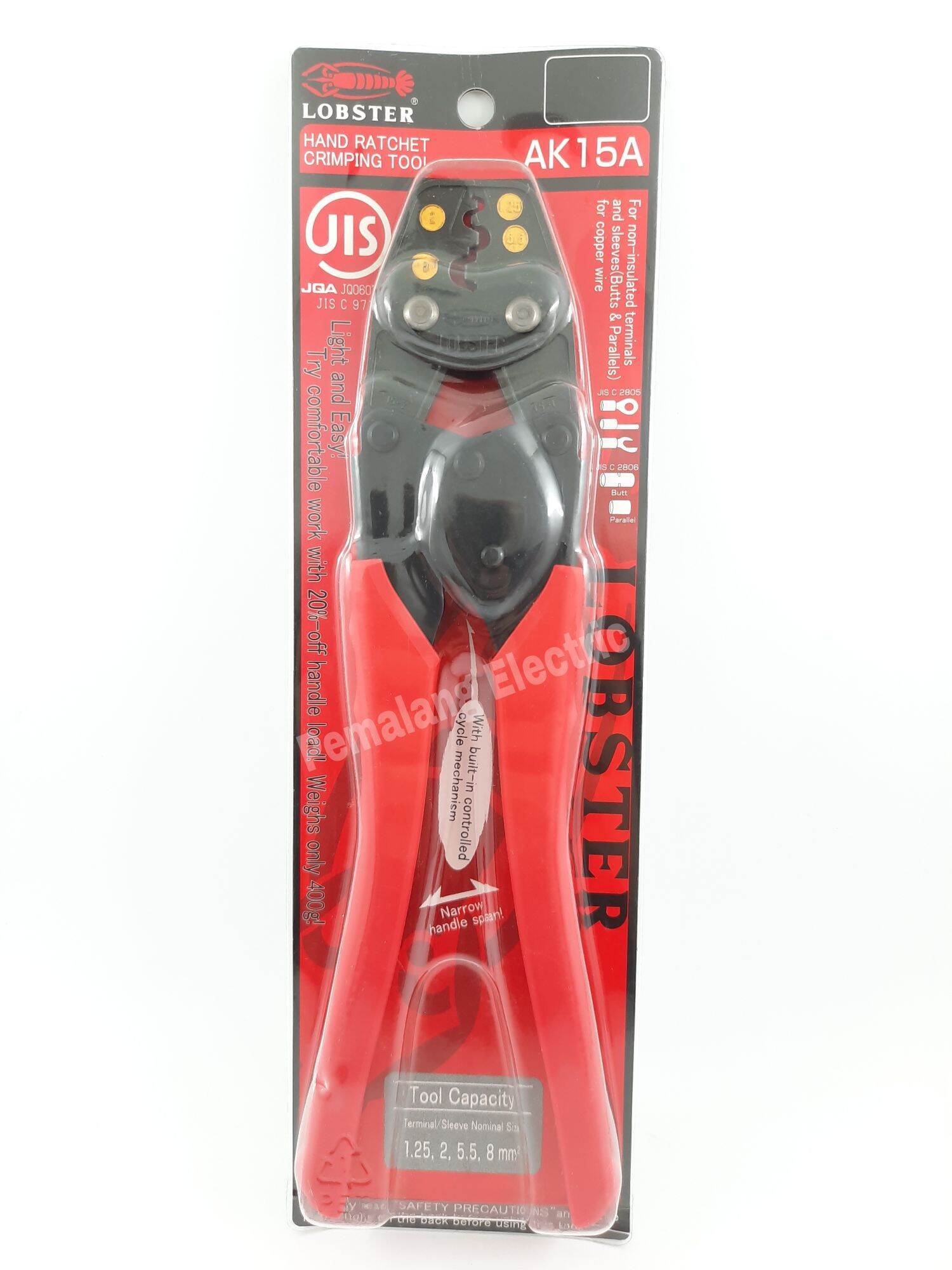 Tang Press Skun Kabel Crimping plier LOBSTER AK15A | Lazada Indonesia