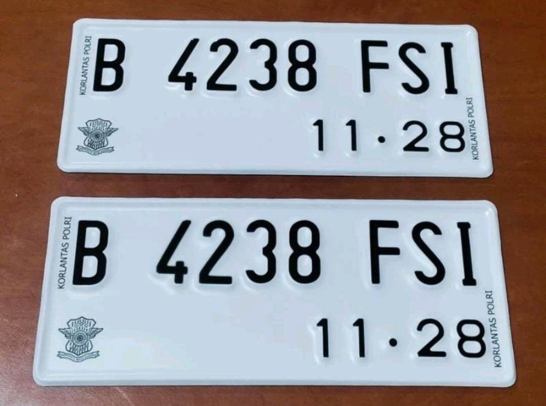 PLAT MOTOR STANDAR FONT LAMA DAN FONT TERBARU LENGKAP DENGAN LOGO ...