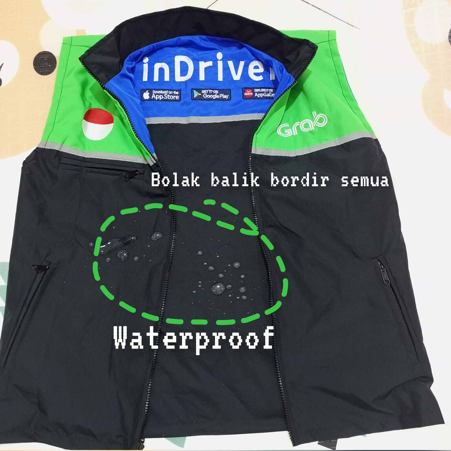 Jaket inDrive terbaru jaket Indriver bukan rompi ojol bb Rompuy real ...