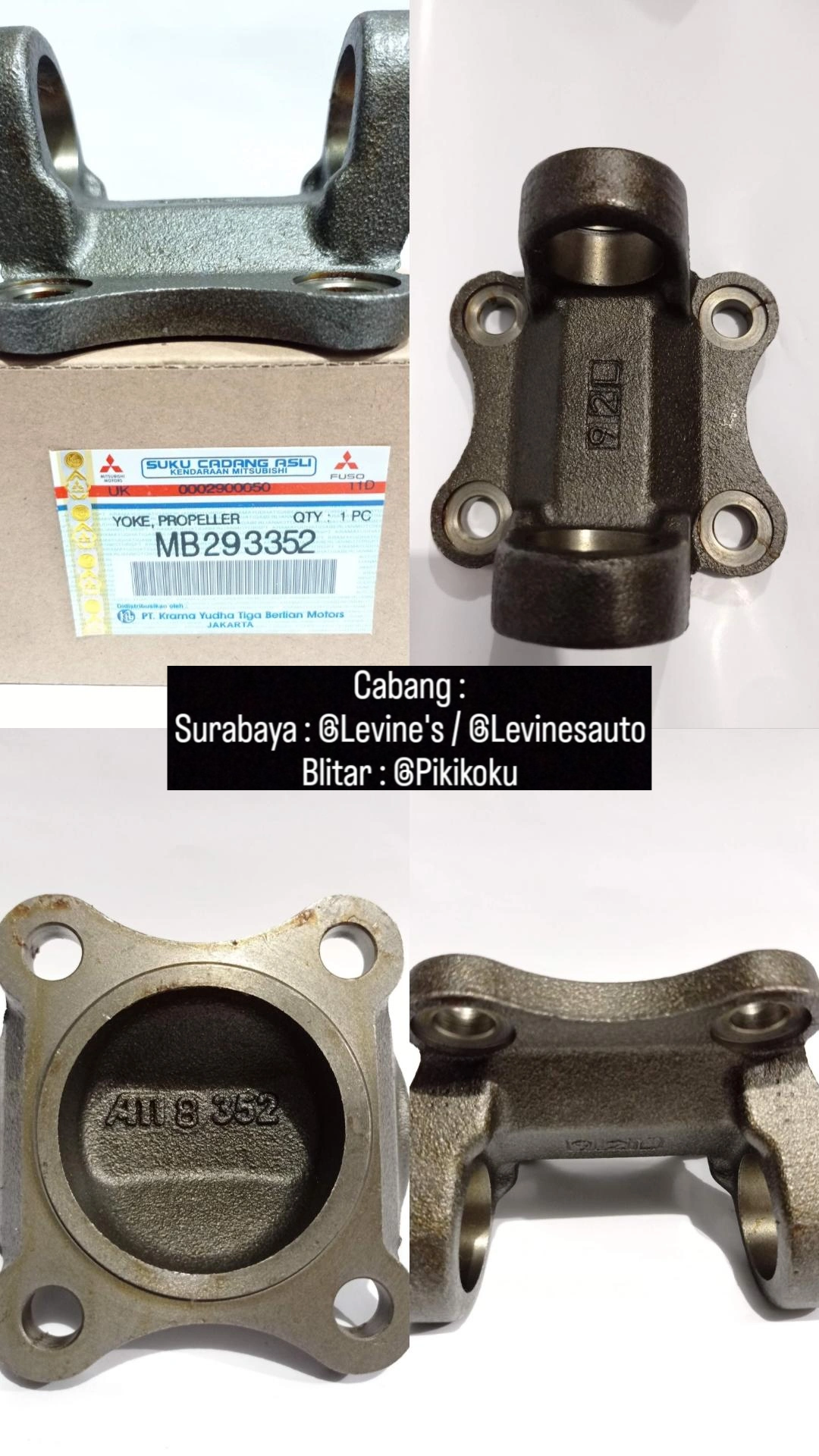 Fleng joint Yoke propeller MB293352 120ps 110canter & 125canter ...