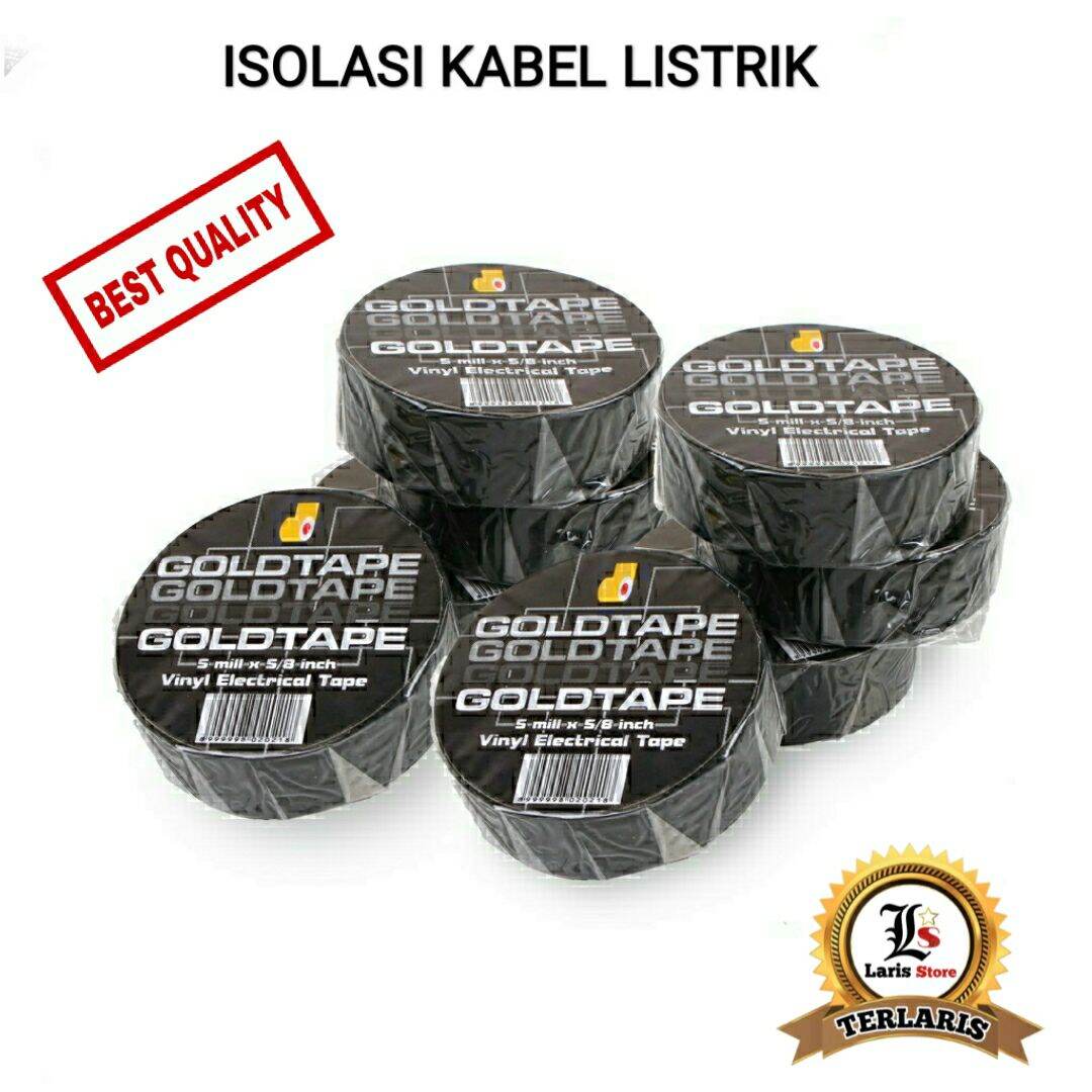 Isolasi Selotip Listrik Hitam Goldtape Berkualitas | Lazada Indonesia