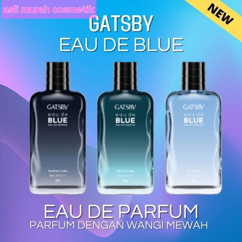 Gatsby Eau De Blue | Gatsby Eau De Bold Parfum | Lazada Indonesia