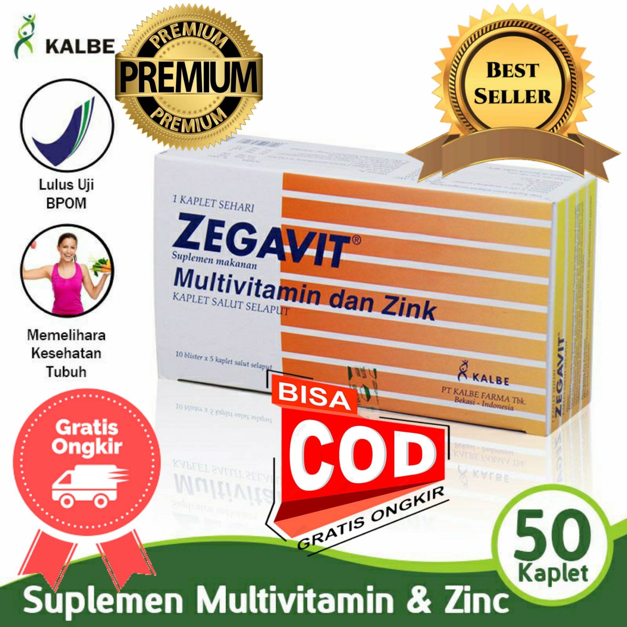 Zegavit multivitamin Penambah IMUN original 100% | Lazada Indonesia