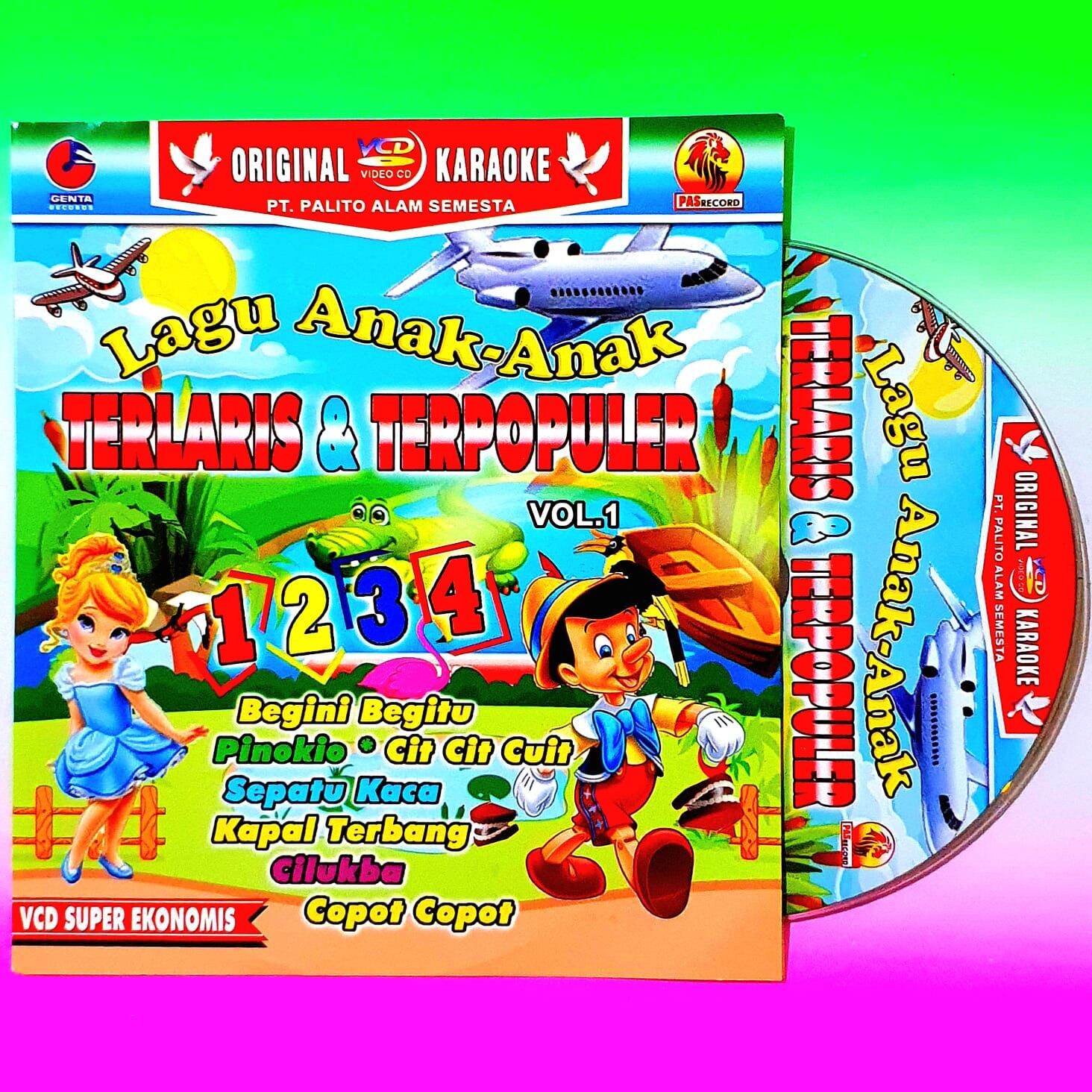 KASET VCD VIDEO MUSIK LAGU ANAK ANAK TERLARIS TERPOPULER SEPANJANG MASA-LAGU ANAK TERBAIK-LAGU ...