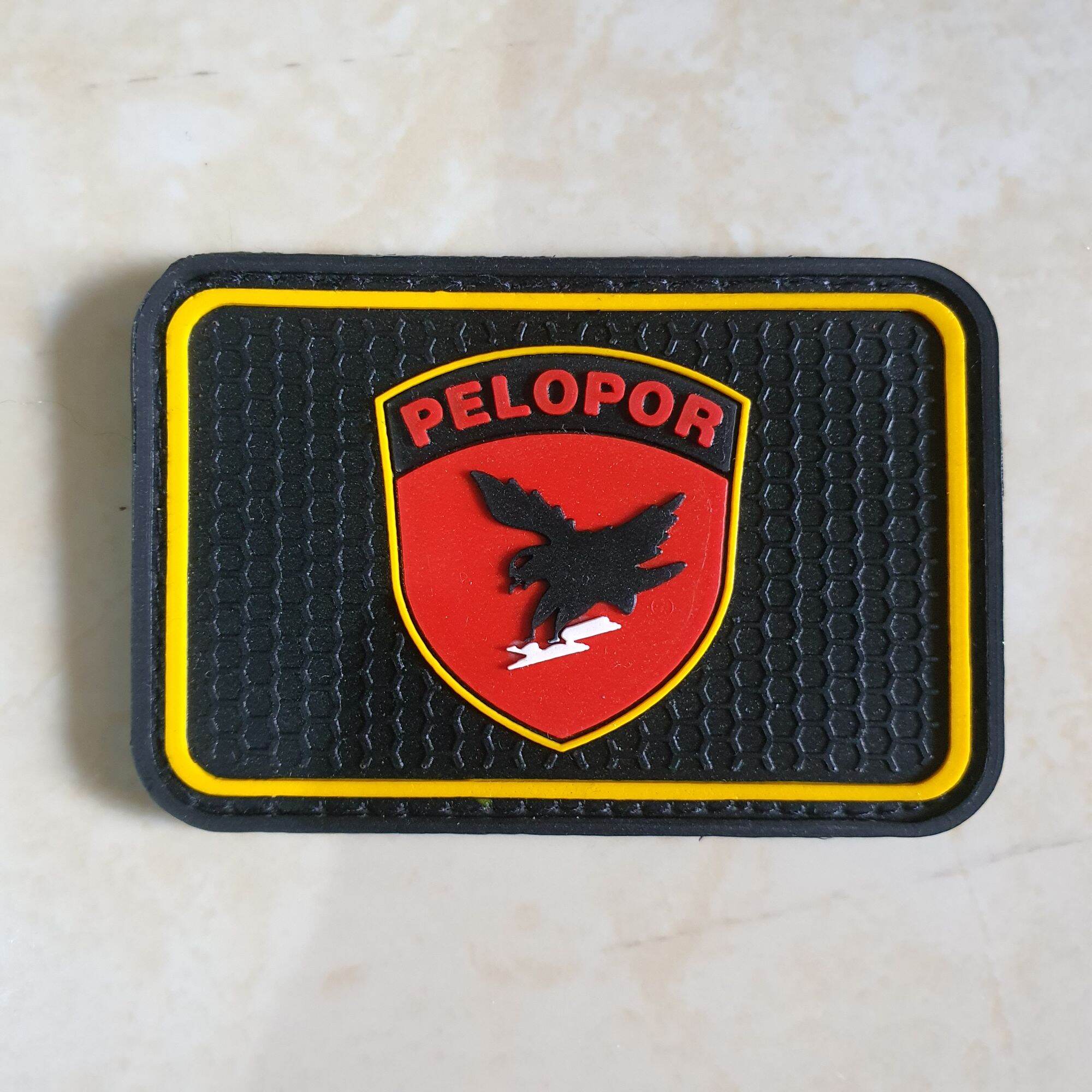 patch rubber logo pelopor kotak - polisi - polri - police - tempelan ...