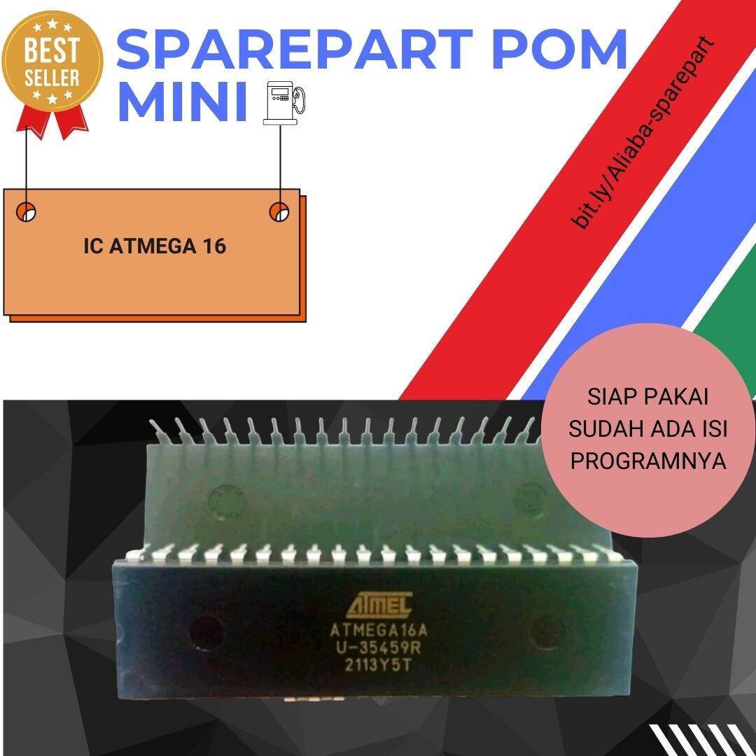 Original IC Program Pom Mini Atmega 16A Isi Program Pertamini Versi ...