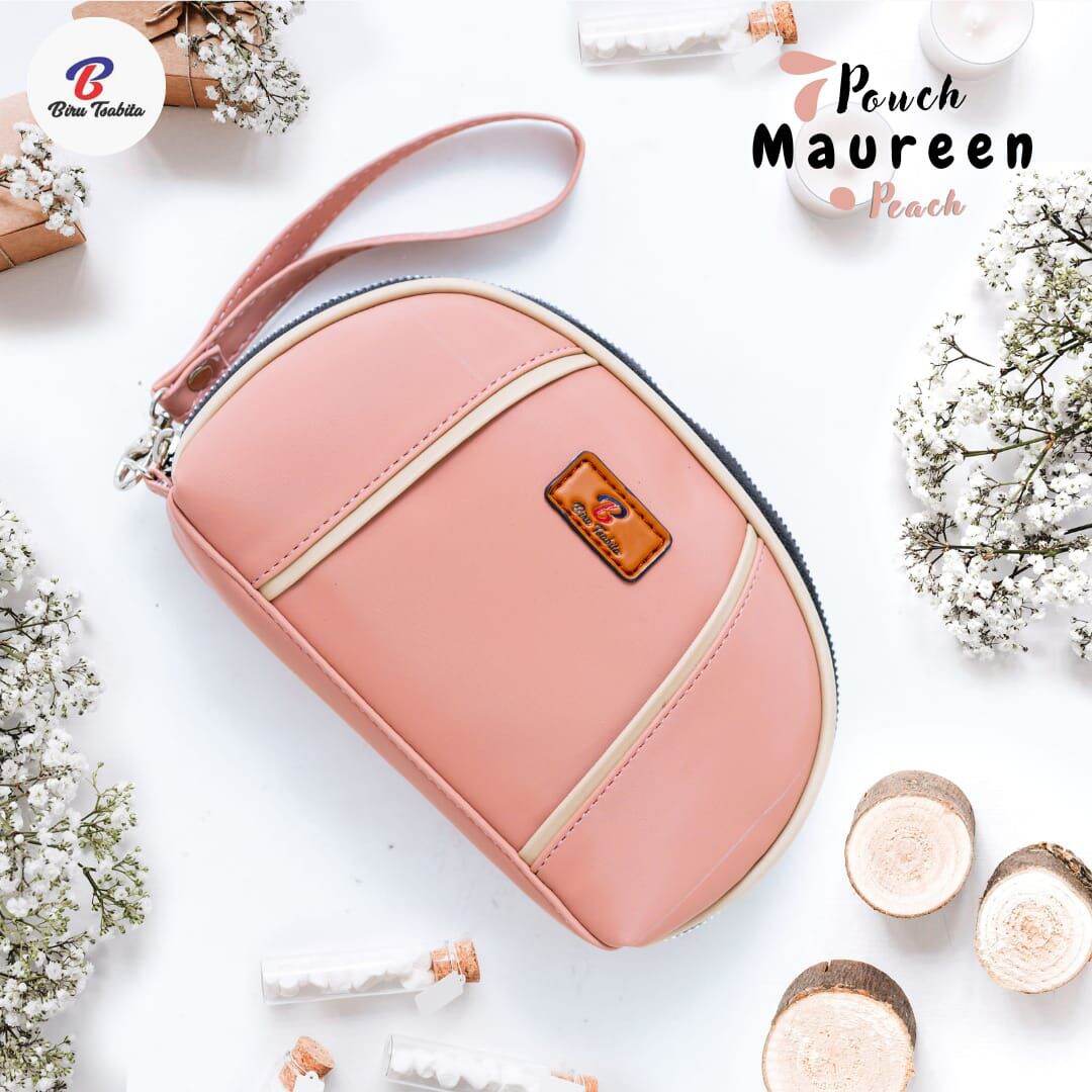 pouch Mauren by biru Tsabita/pouch kekinian/pouch cantik warna soft ...